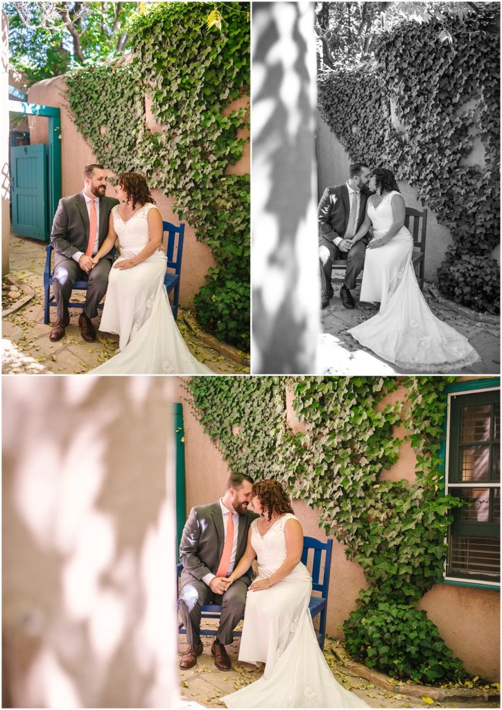 Intimate Backyard Wedding in Santa Fe, New Mexico